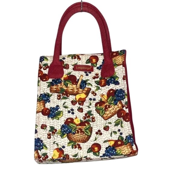 Longaberger | Bags | Longaberger Purse With Baskets On It | Poshmark